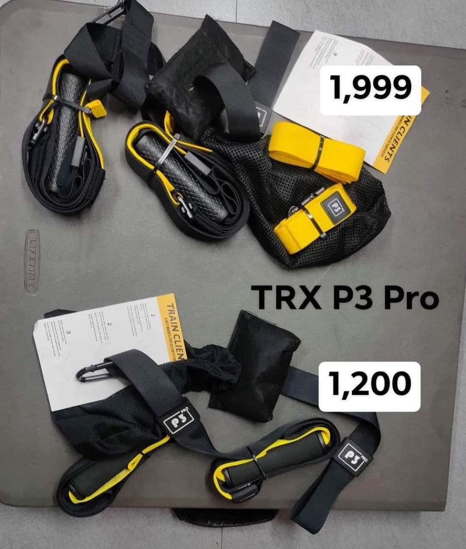 TRX P3 Pro Total Body Resistance Complete Set, Sports Equipment, Exercise & Fitness, Cardio ...