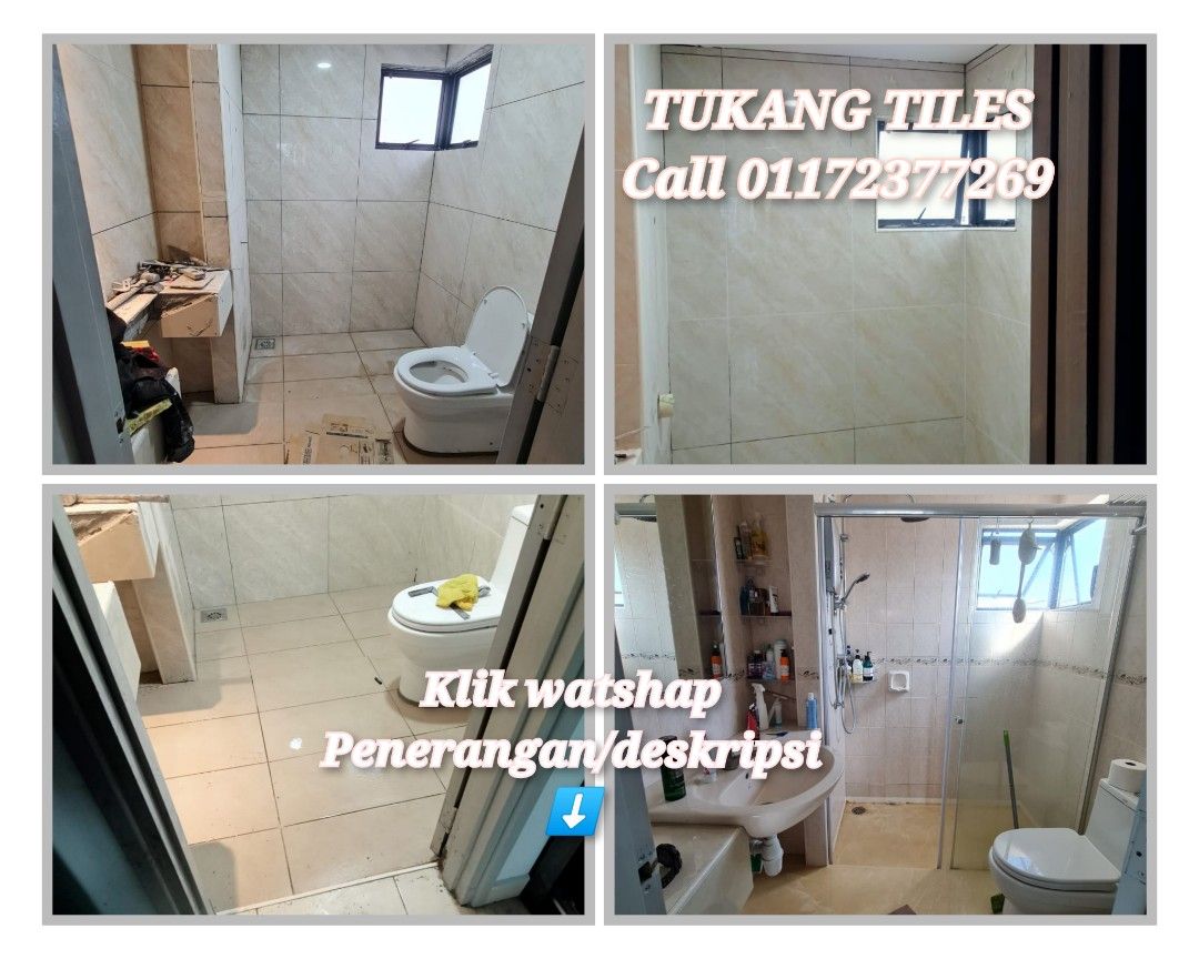 Tukang tiles tandas/toilet,damansara pelangi,taman bukit angkasa,sungai ...