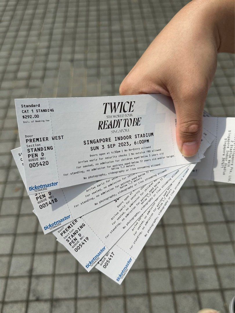 Twice 5th World Tour Ticket, Tickets & Vouchers, Event Tickets on Carousell