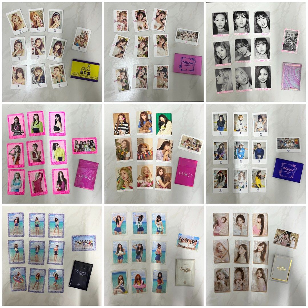 TWICE Photocard Sets & RARE merchandise, Hobbies & Toys, Memorabilia ...
