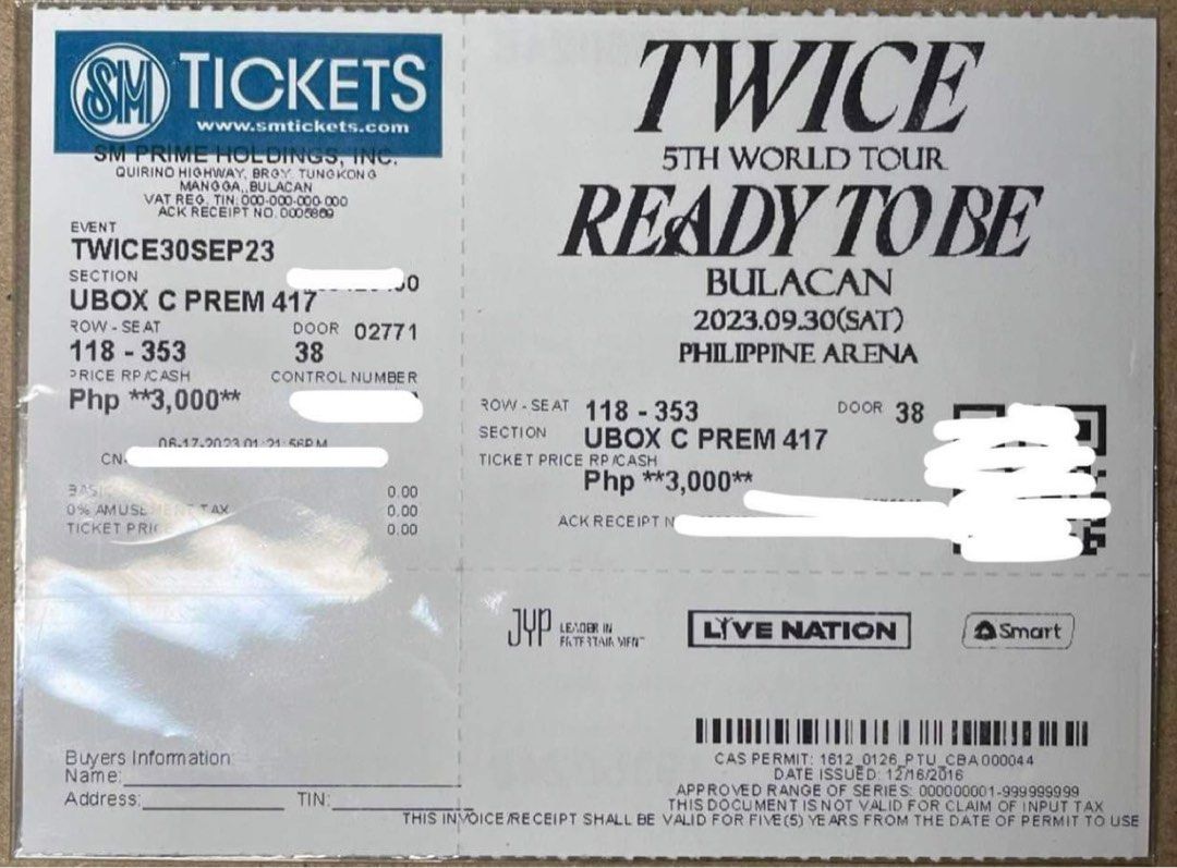 Twice Ready to Be Concert, Tickets & Vouchers, Event Tickets on Carousell