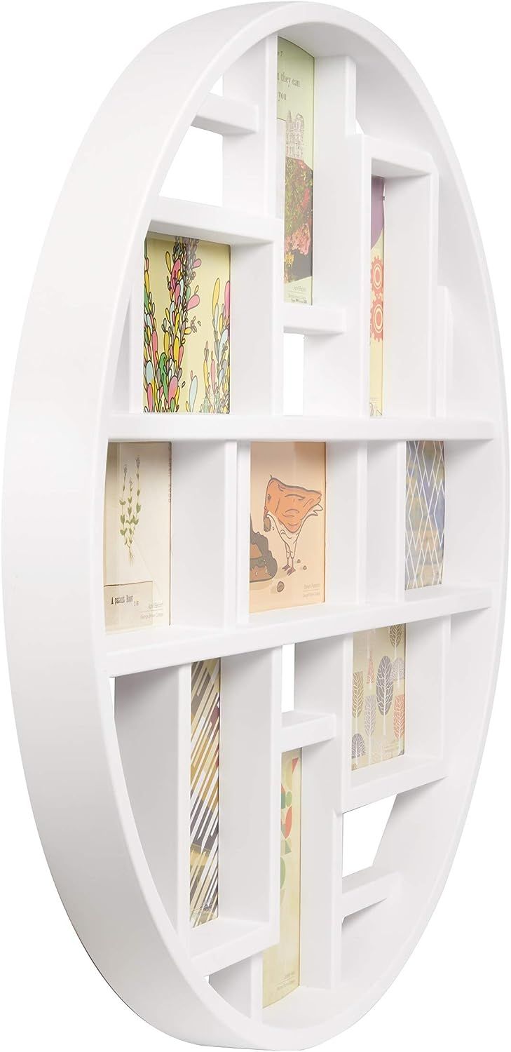 Umbra Luna 9-Opening 4x6 Collage Wall Frame - DIY Gallery Style Multi ...