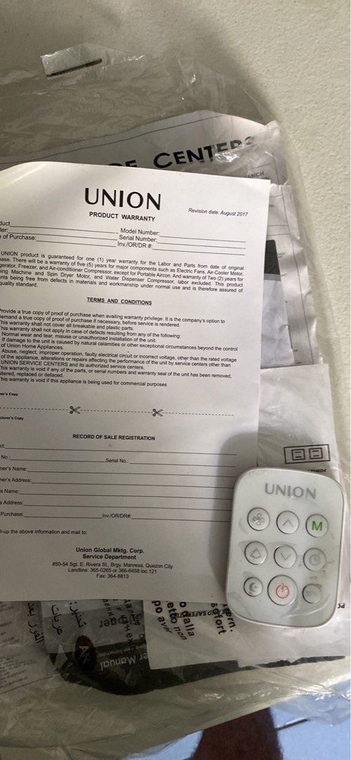 Union Portable Aircon 1.5HP, TV & Home Appliances, Air Conditioning and ...