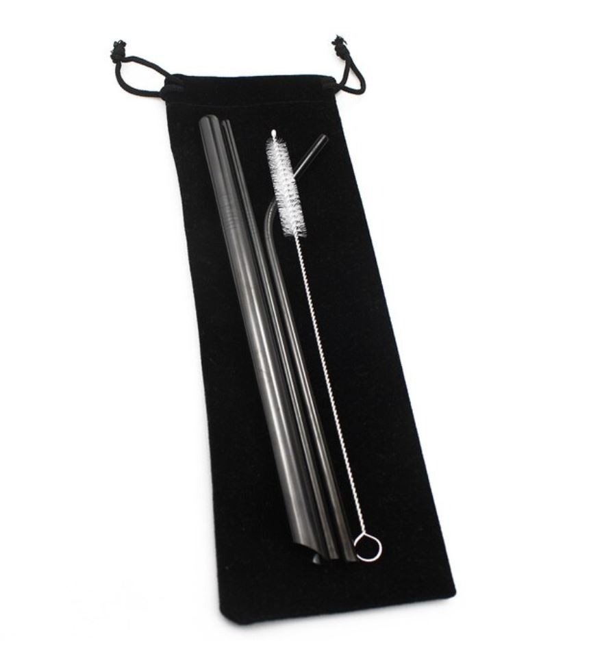 Unique Metal Straw Set (Brand New), Food & Drinks, Beverages on Carousell
