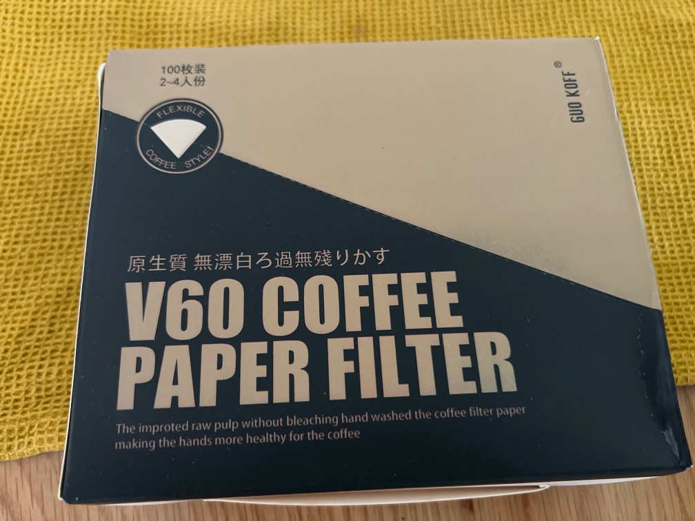 V60 coffee filter, 100 pcs per pack, TV & Home Appliances, Kitchen ...