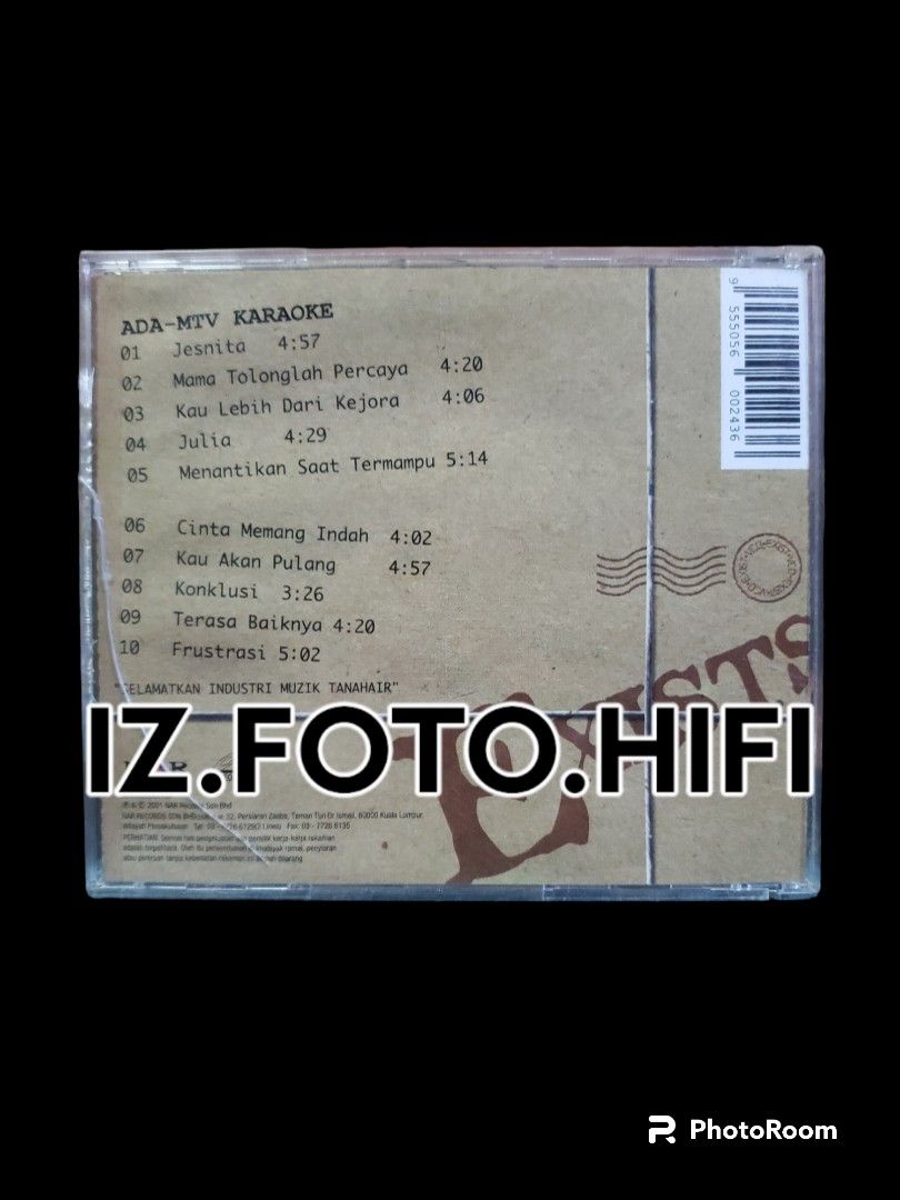 VCD 2001 / FIRST PRESSING original - EXISTS _ ADA MTV KARAOKE / VCD, Hobbies & Toys, Music ...