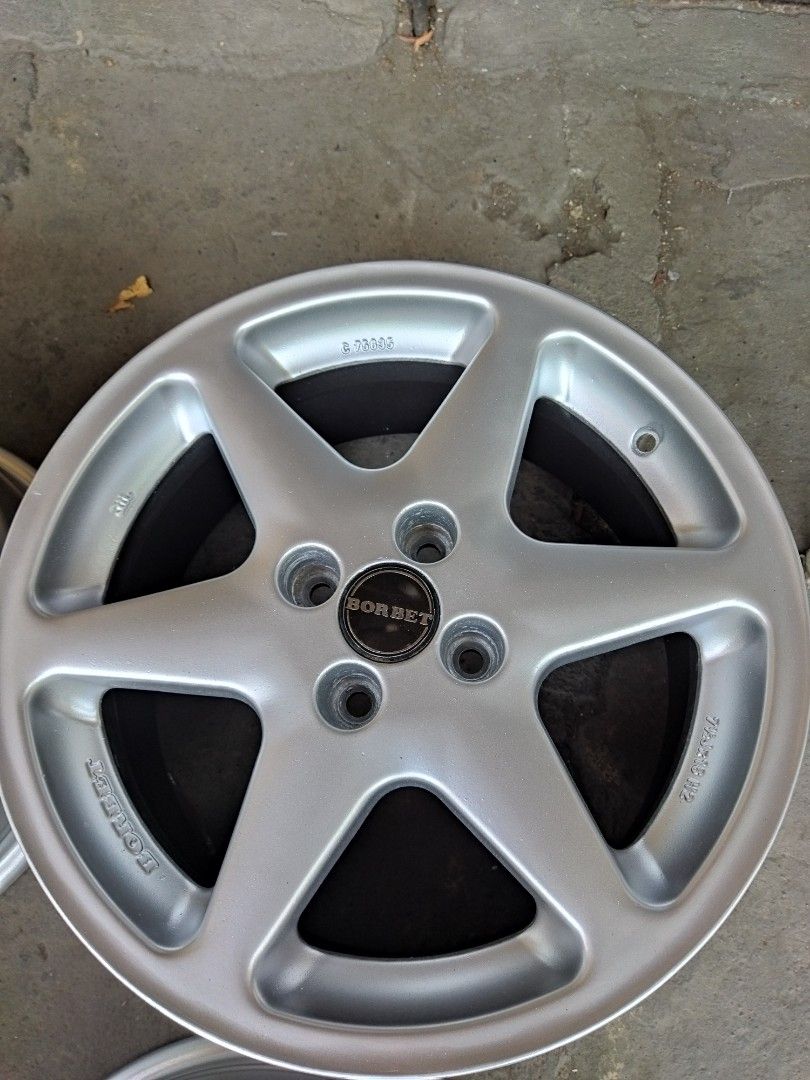 Velg original borbet type c ring 16 pcd 4x100 Lobang 4, Aksesoris Mobil ...