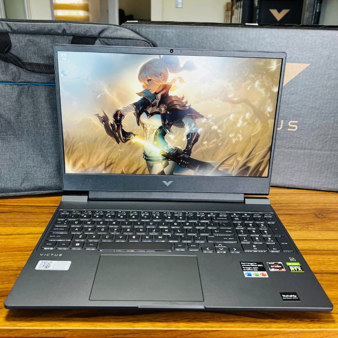 Victus 15 Ryzen 5 RTX 3050 Free +8GB RAM Gaming Laptop, Computers ...
