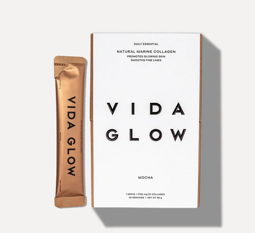 Vida Glow Collagen Mocha, Health & Nutrition, Health Supplements ...