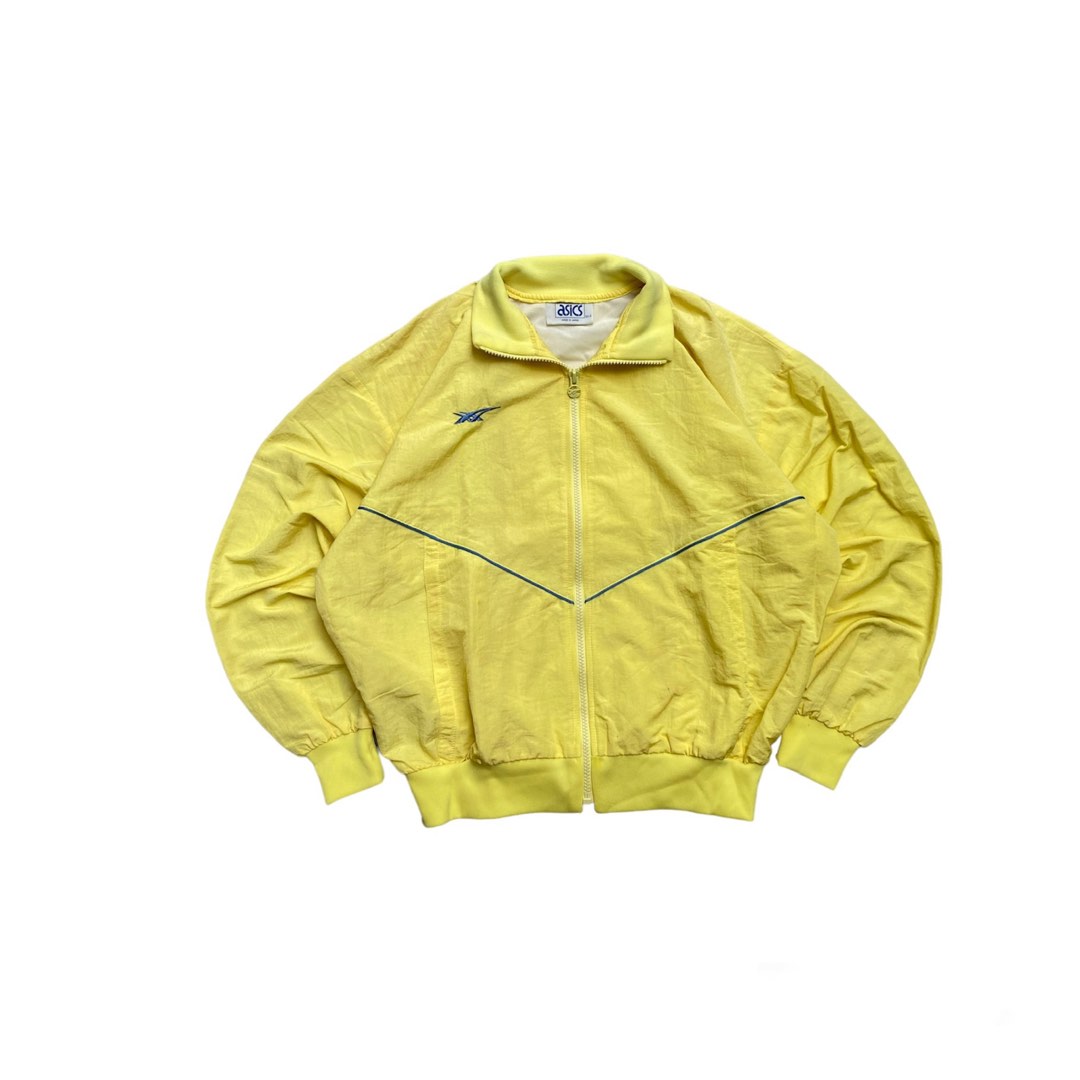 Vintage Asics Japan Yellow Track Jacket, Men's Fashion, Coats, Jackets ...