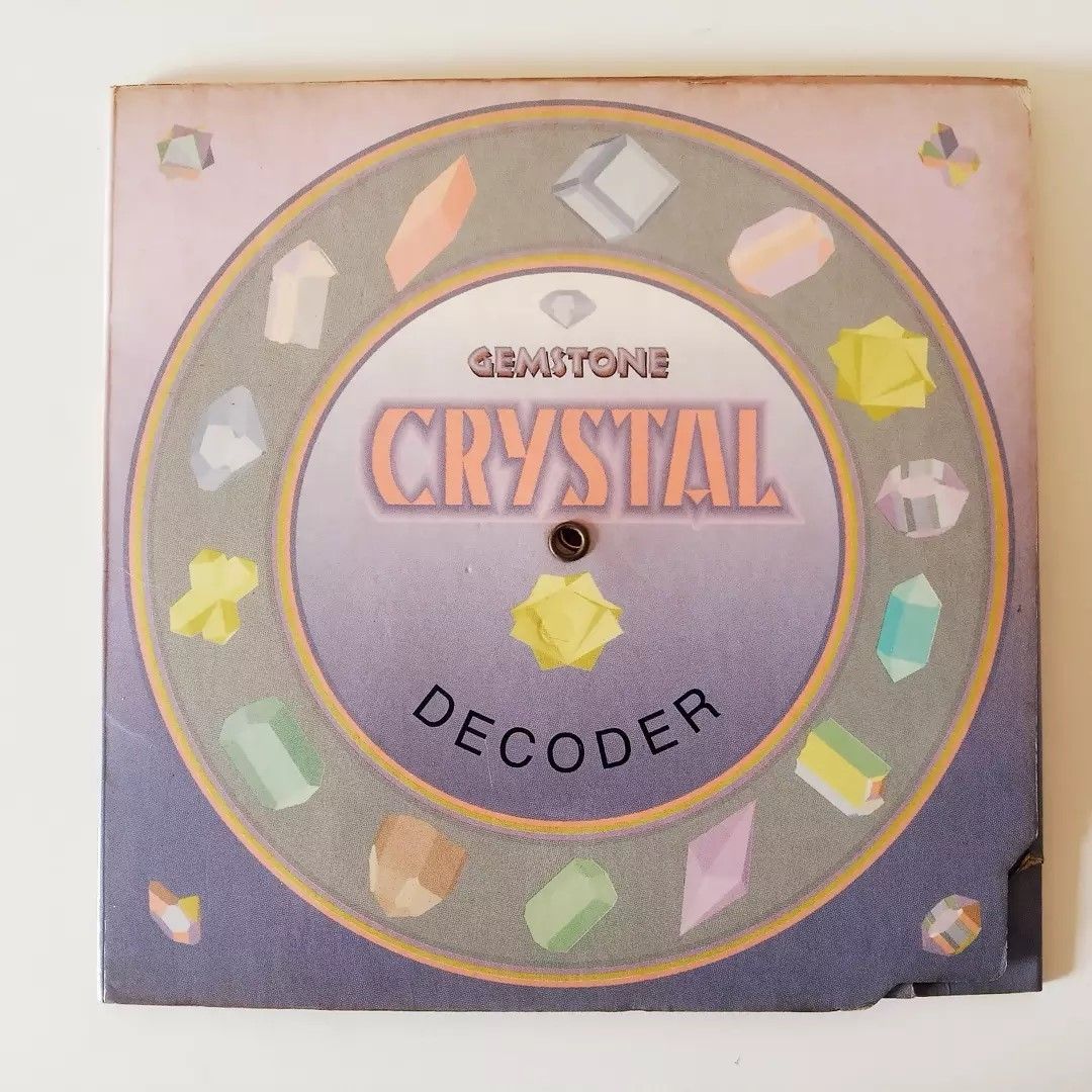 Vintage Gemstone Crystal Decoder, Buku & Alat Tulis, Buku di Carousell