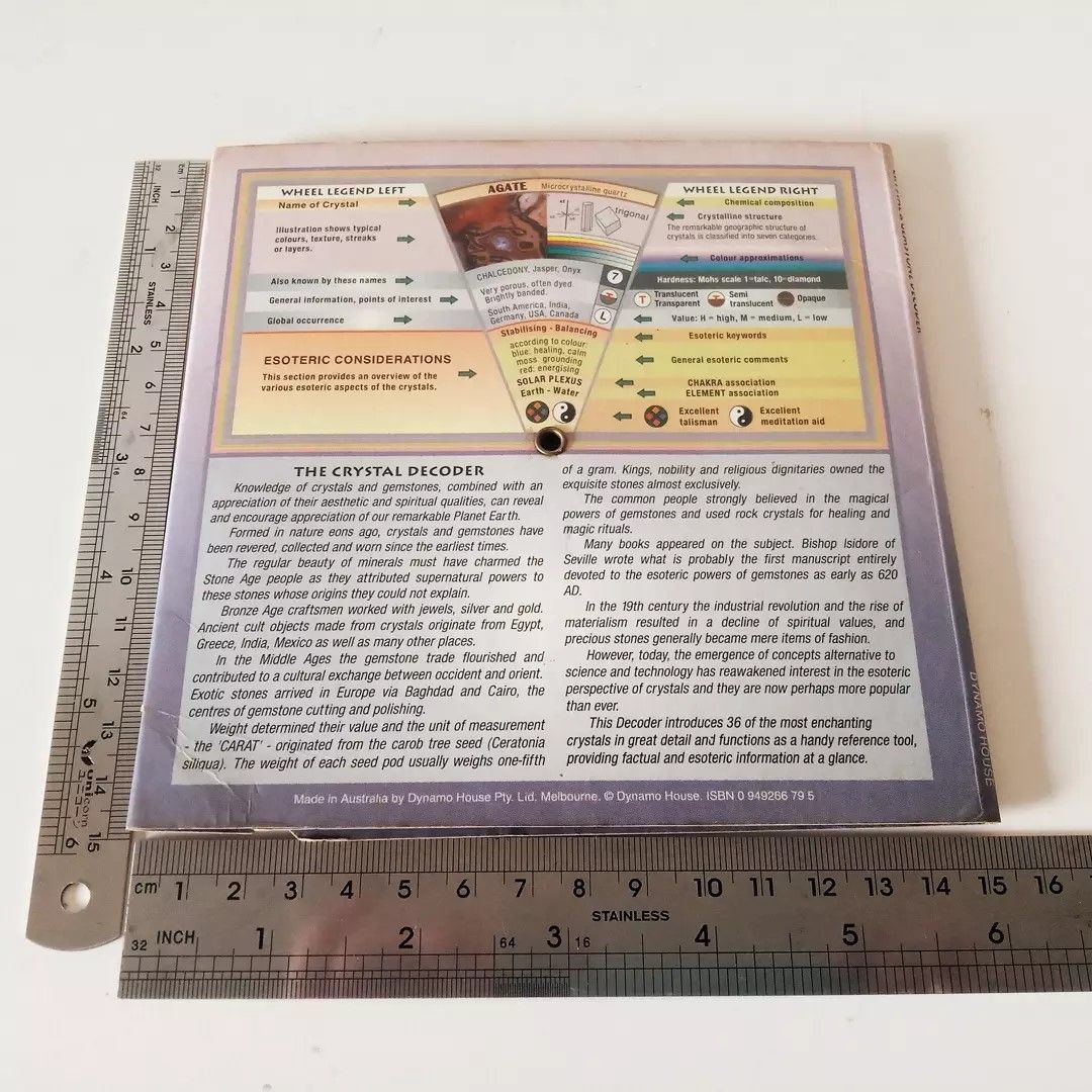 Vintage Gemstone Crystal Decoder, Buku & Alat Tulis, Buku di Carousell