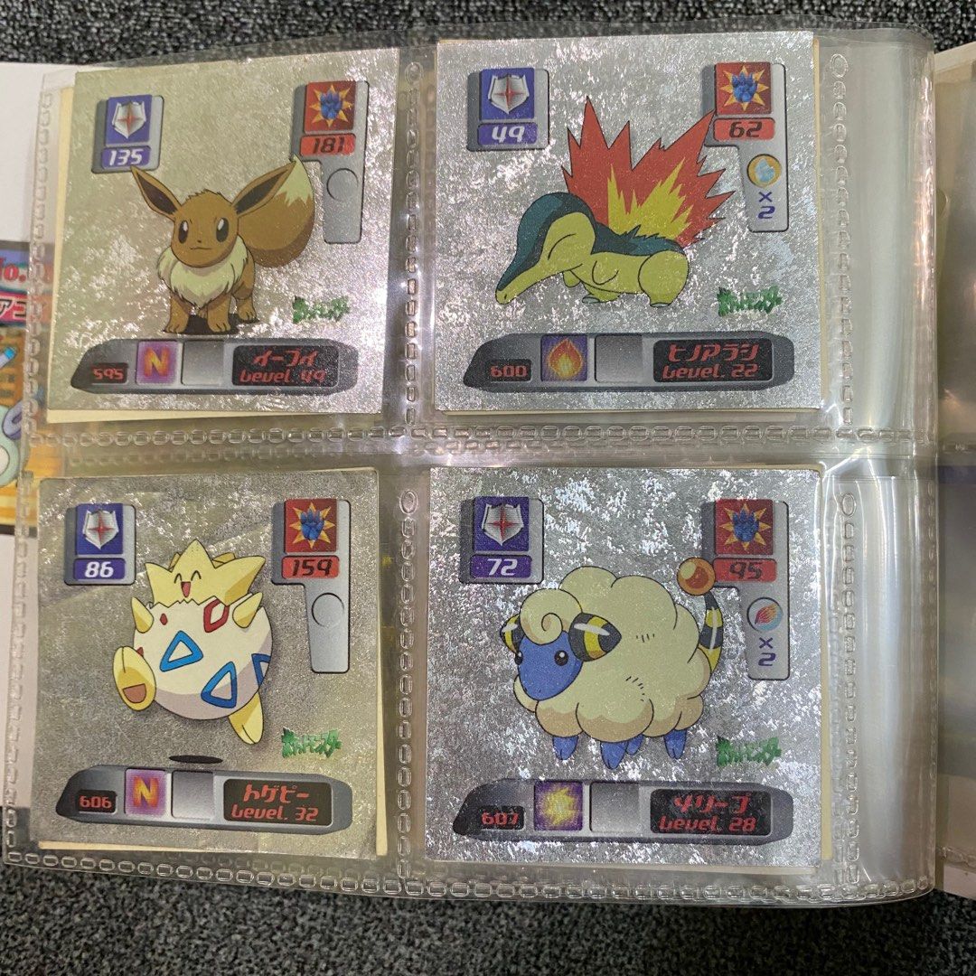 Vintage Pokémon Amada sticker set, Hobbies & Toys, Collectibles ...