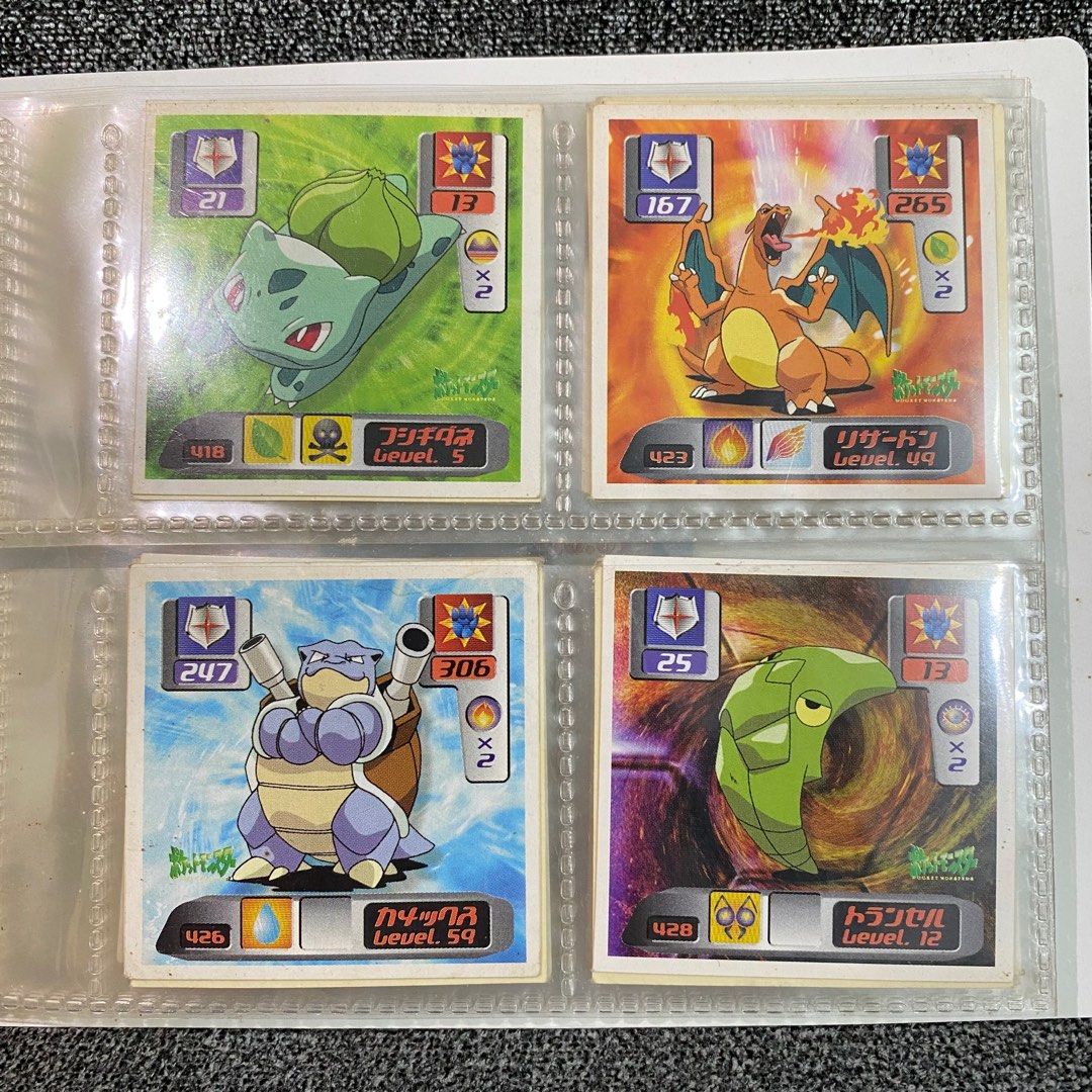 Vintage Pokémon Amada sticker set, Hobbies & Toys, Collectibles ...