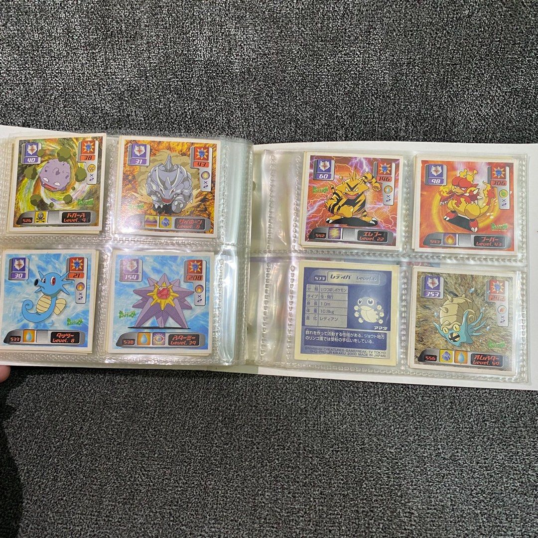 Vintage Pokémon Amada sticker set, Hobbies & Toys, Collectibles ...