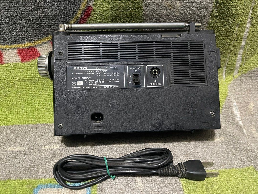 Vintage Sanyo transworld radio super cadnica 10 transistor made in ...