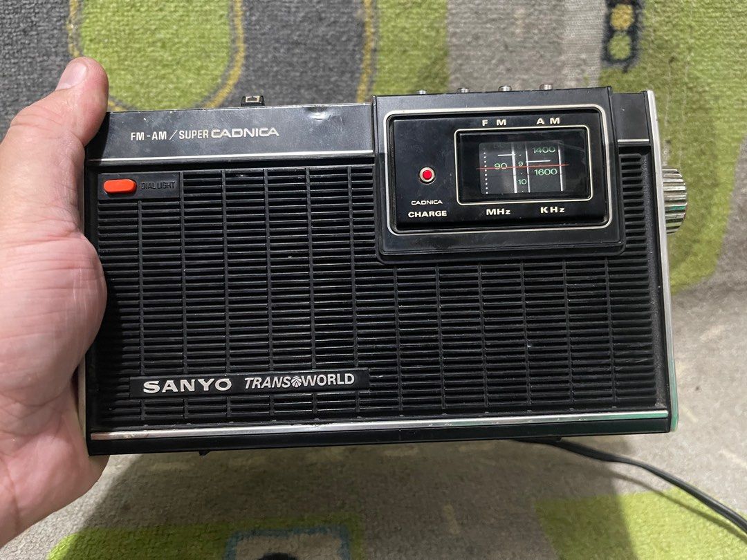 Vintage Sanyo transworld radio super cadnica 10 transistor made in ...