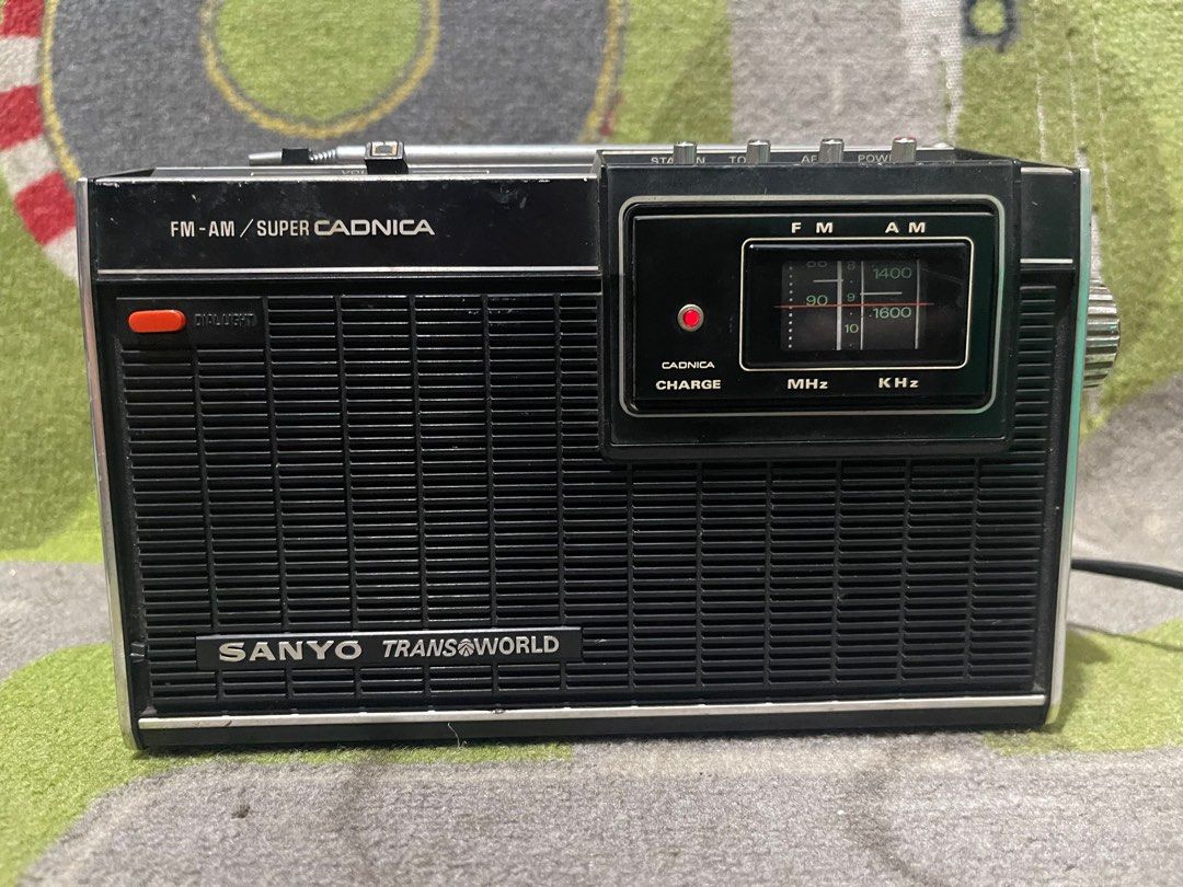 Vintage Sanyo transworld radio super cadnica 10 transistor made in ...