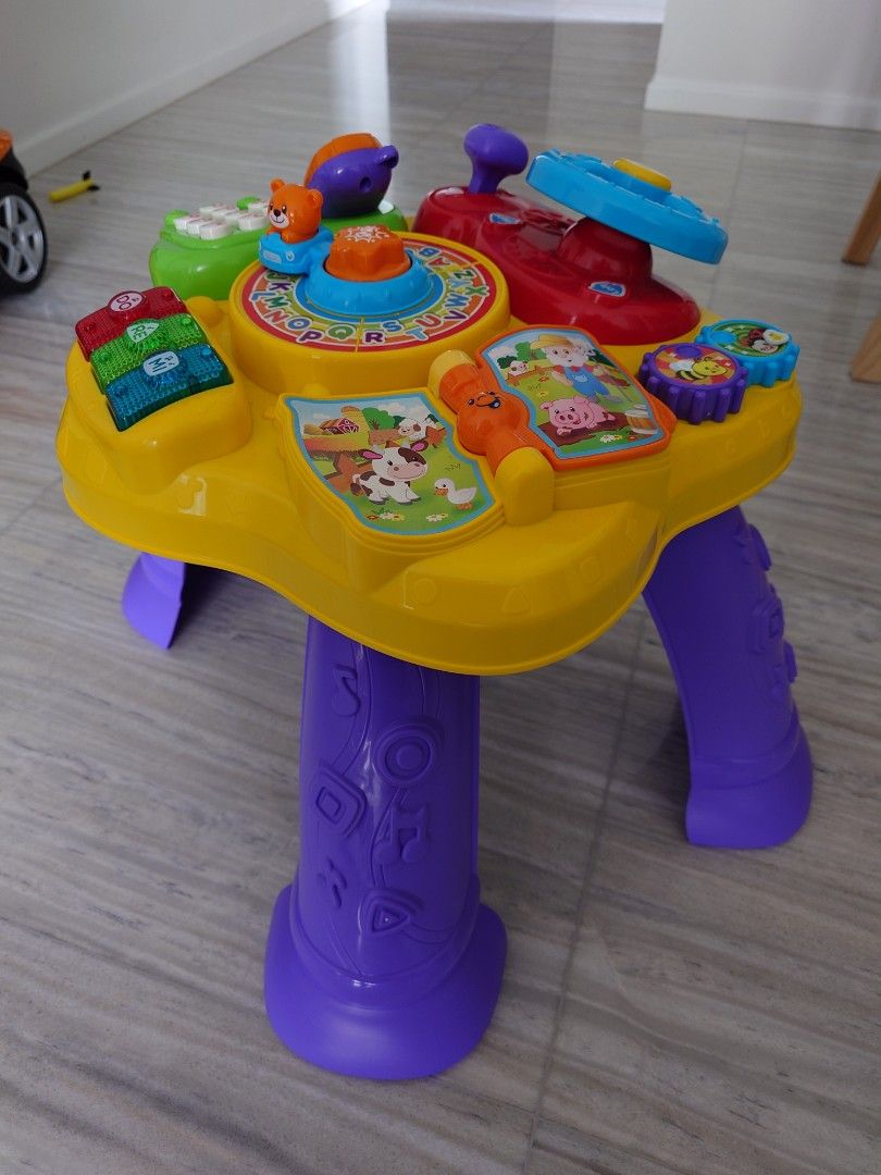 Vtech Magic Star Learning Table, Babies & Kids, Infant Playtime on ...