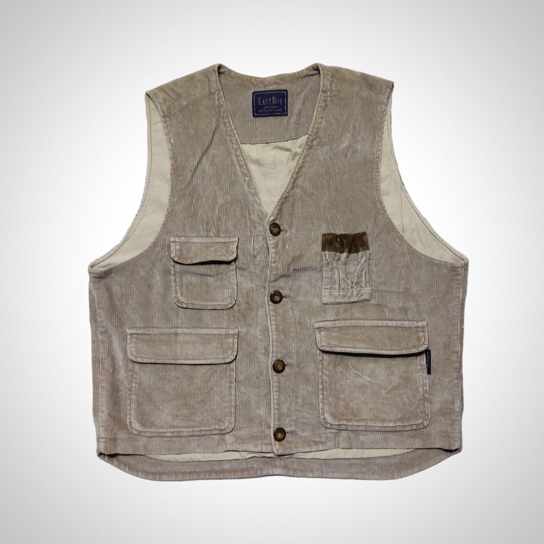 VTG Corduroy x Shera Vest on Carousell