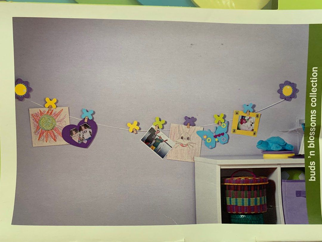 2 Sets of Wall Mounted String Art Display, Hobbies & Toys, Stationery ...