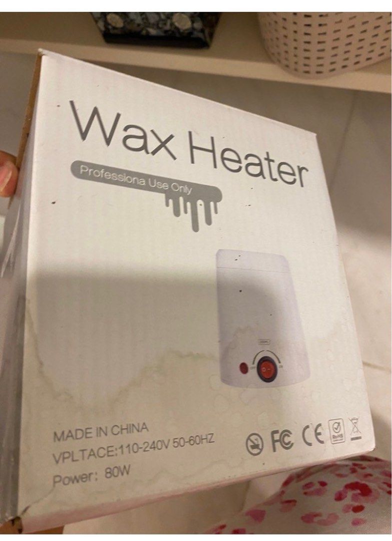 Wax heater with wax beans, Beauty & Personal Care, Bath & Body, Body ...