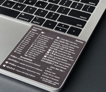 Windows PC Keyboard Shortcut Sticker Desktop Laptop Computer Fast ...