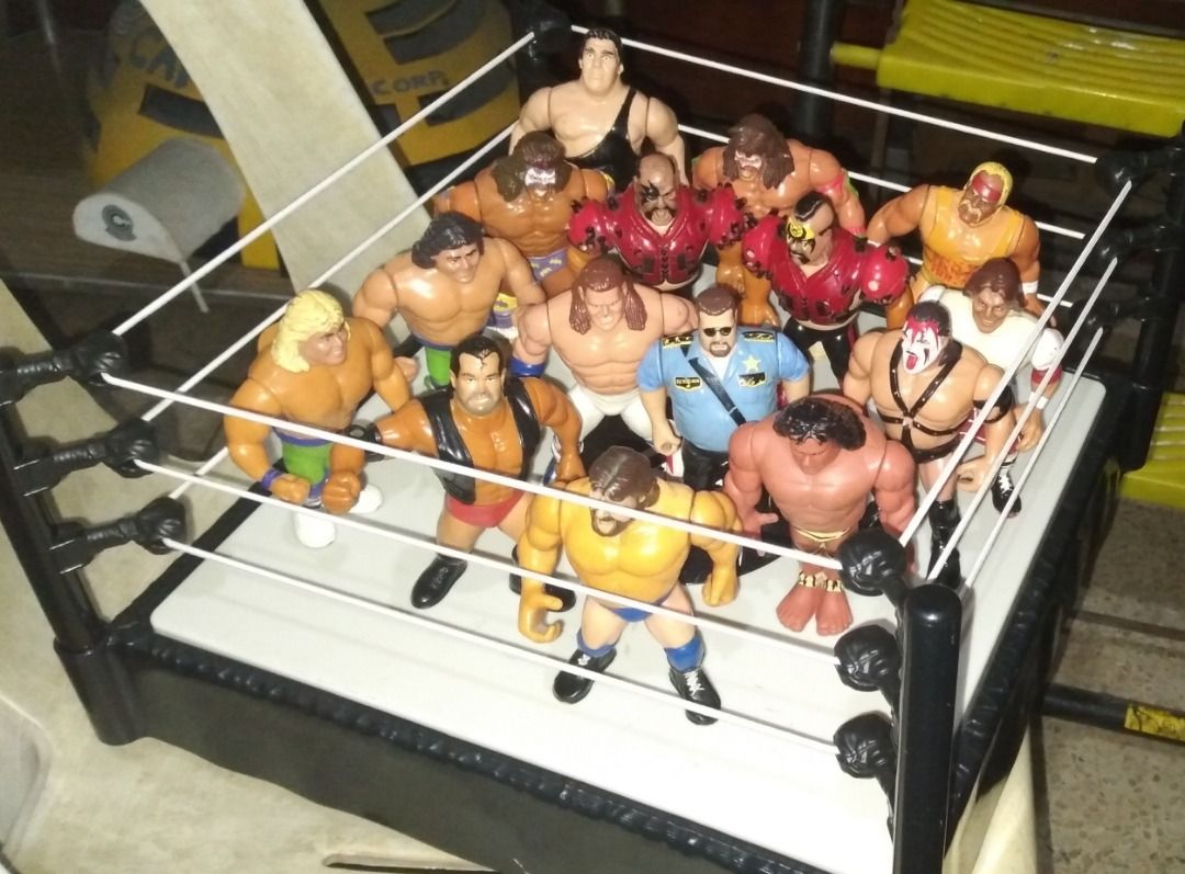 WWE WWF hasbro vintage wrestling figures rare on Carousell