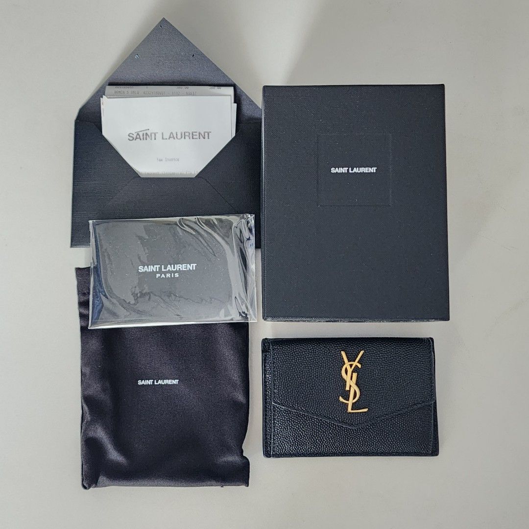 YSL Card Holder, Luxury, Bags & Wallets on Carousell