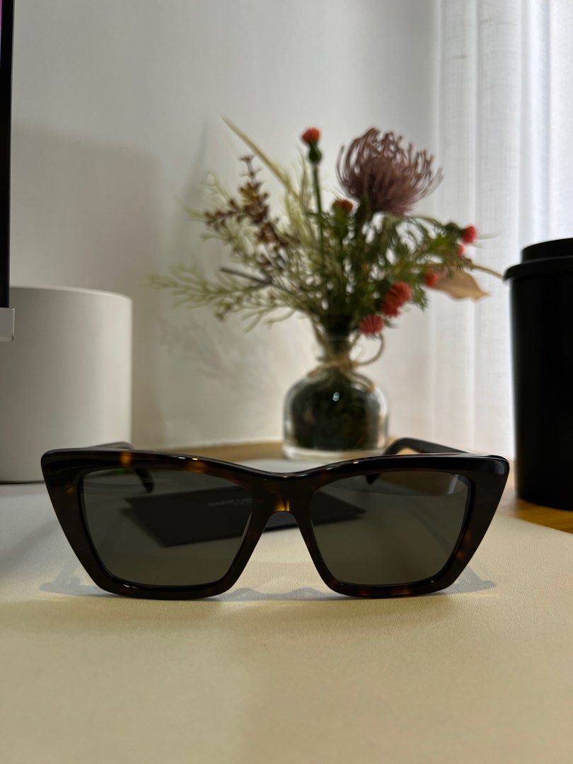 YSL SL276 Mica Sunglasses in Tortoise, Women's Fashion, Watches ...