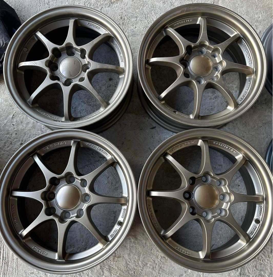 14” CE28 design code 1007 Bronze mags 4Holes pcd 100-114, Car Parts ...