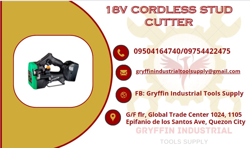 18V CORDLESS STUD CUTTER, Commercial & Industrial, Industrial Equipment on Carousell