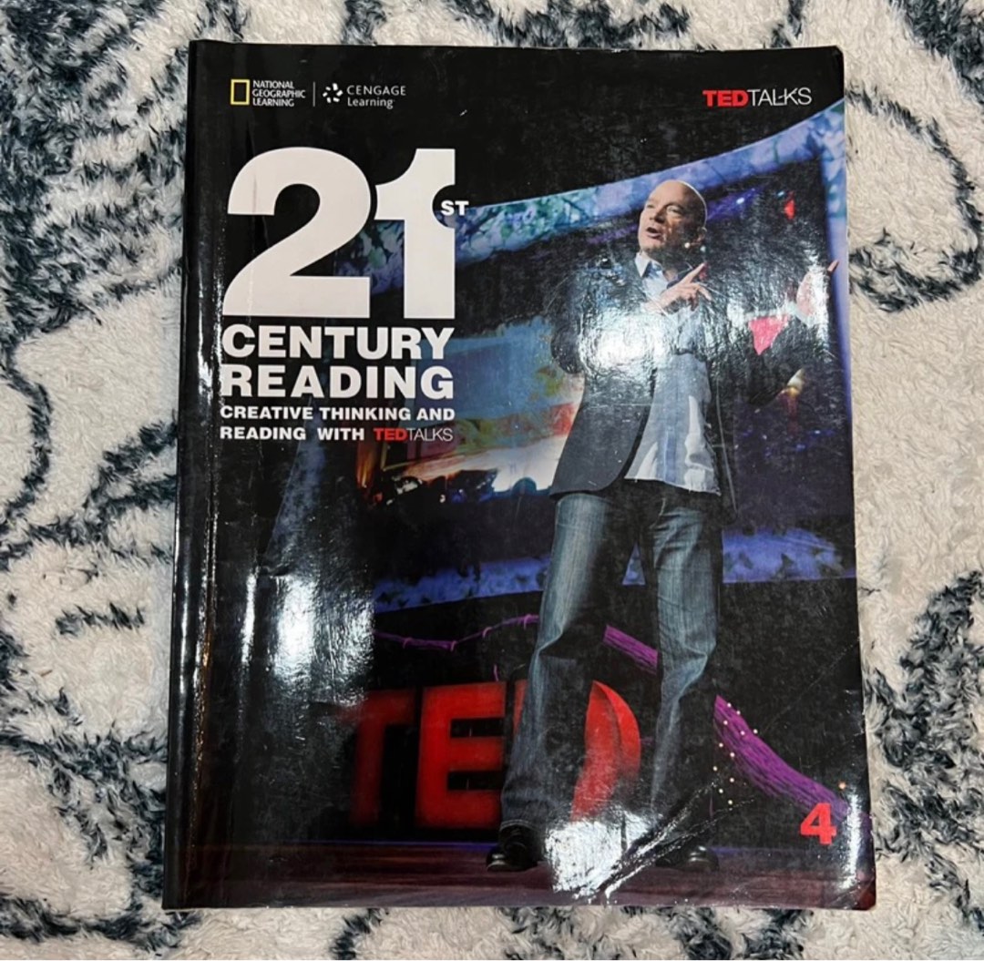 21 century reading 4 TED TALKS（二手書）, 書籍、休閒與玩具, 書本及雜誌, 教科書、參考書在旋轉拍賣