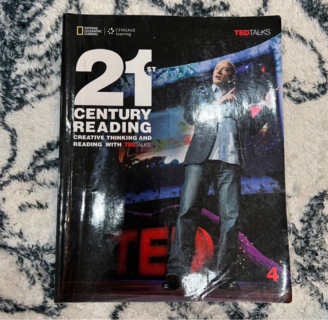 21 century reading 4 TED TALKS（二手書）, 書籍、休閒與玩具, 書本及雜誌, 教科書、參考書在旋轉拍賣
