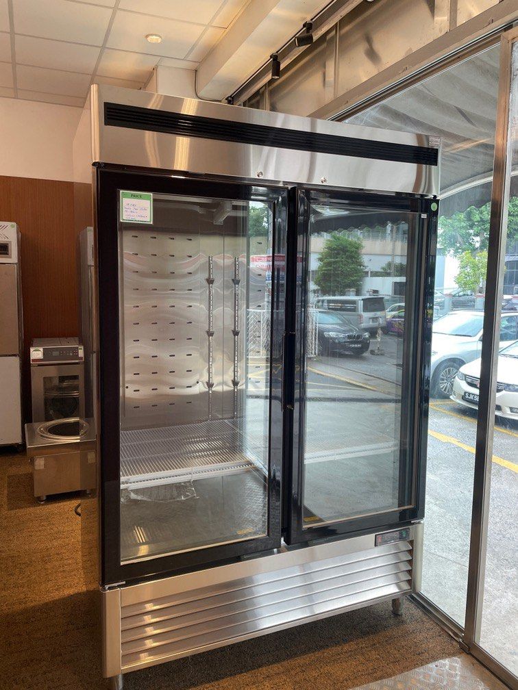 2 glass door display chiller / upright chiller / drink chiller, TV ...
