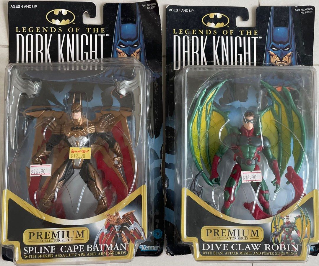 2 Pieces Original Legends Of The Dark Knight, Spine Cape Batman & Dive ...