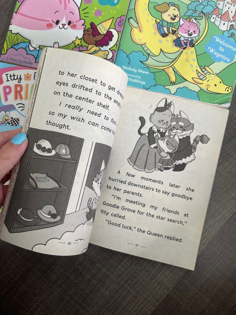 4 Itty Bitty Princess Kitty Story Books, Hobbies & Toys, Books ...