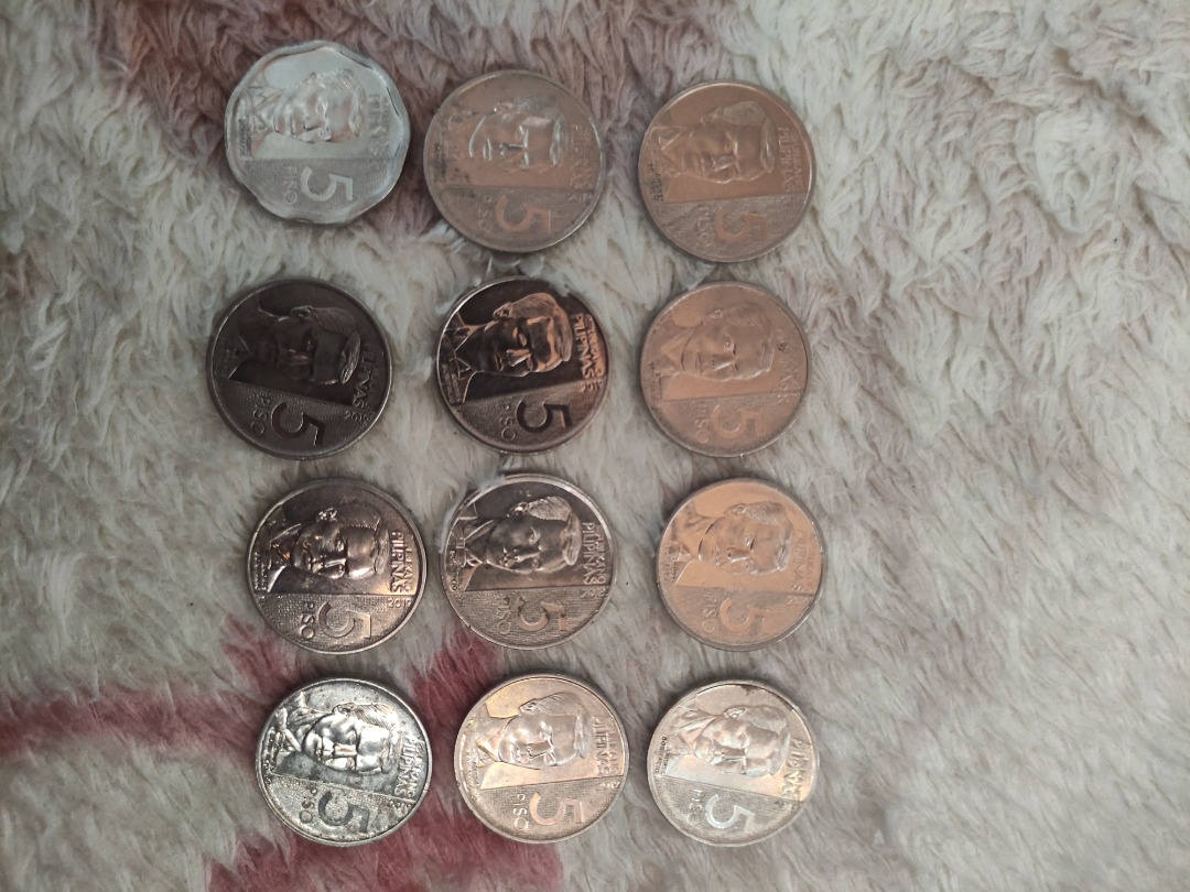 5 peso coins 2018 to 2019 error coins, Hobbies & Toys, Memorabilia ...