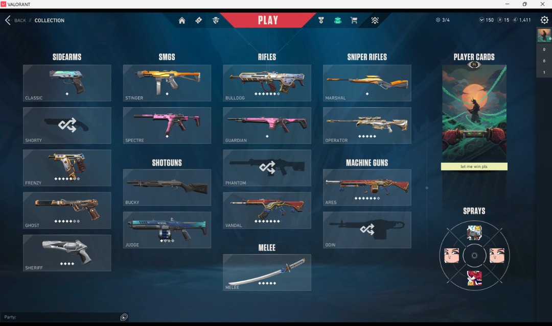 8 VP Skins Cheap Valorant Account with Oni 2.0 Bundle, Video Gaming ...