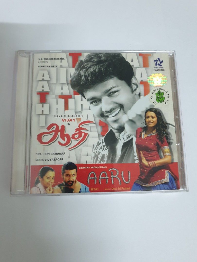 Aathi & Aaru, Hobbies & Toys, Music & Media, CDs & DVDs on Carousell