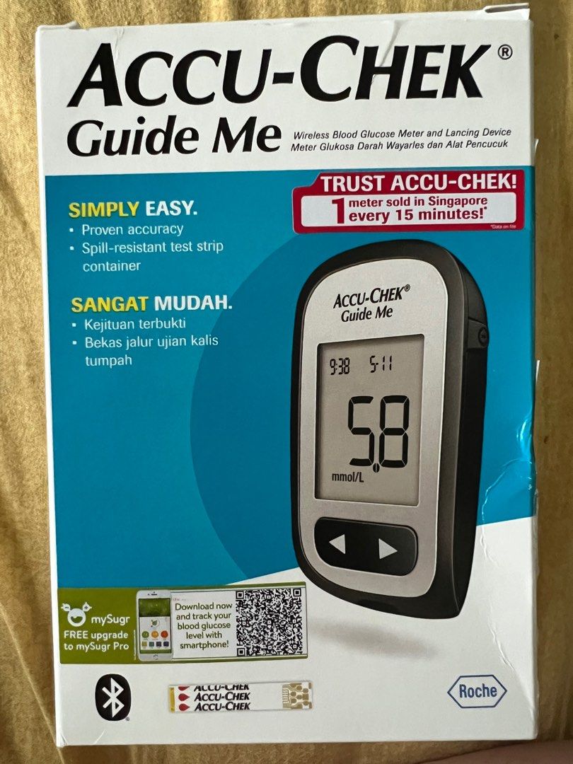 Accu-Chek guide Me(wireless), Health & Nutrition, Health Monitors ...