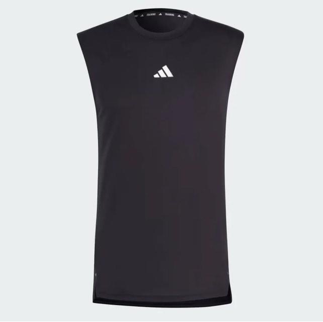 Adidas IQ1816 黑色背心 XL, 他的時尚, 上衣與西裝, 背心在旋轉拍賣
