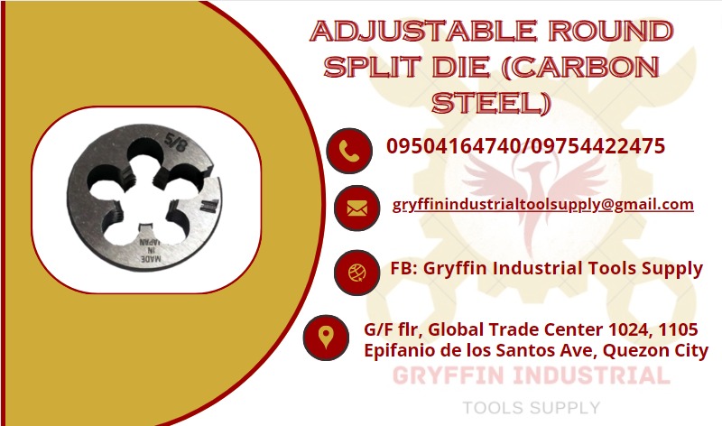 ADJUSTABLE ROUND SPLIT DIE (CARBON STEEL), Commercial & Industrial ...