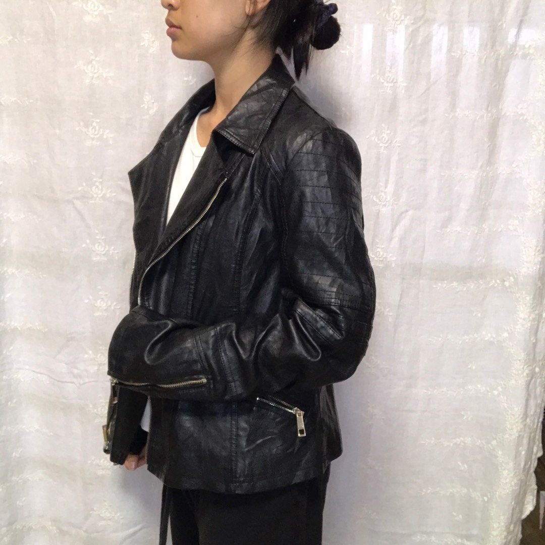 Ana Leather Jacket, Women's Fashion, Coats, Jackets and Outerwear on ...