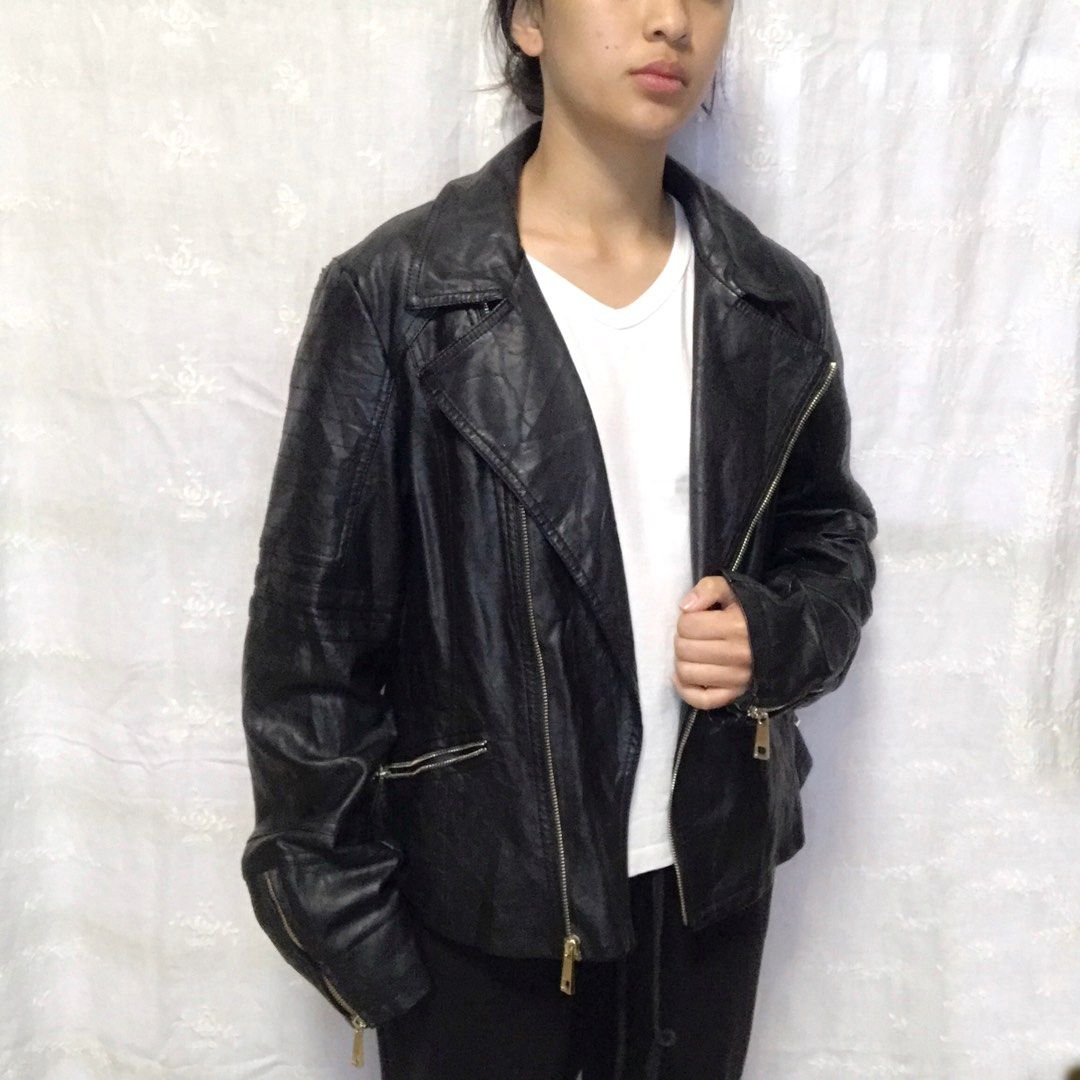 Ana Leather Jacket, Women's Fashion, Coats, Jackets and Outerwear on ...