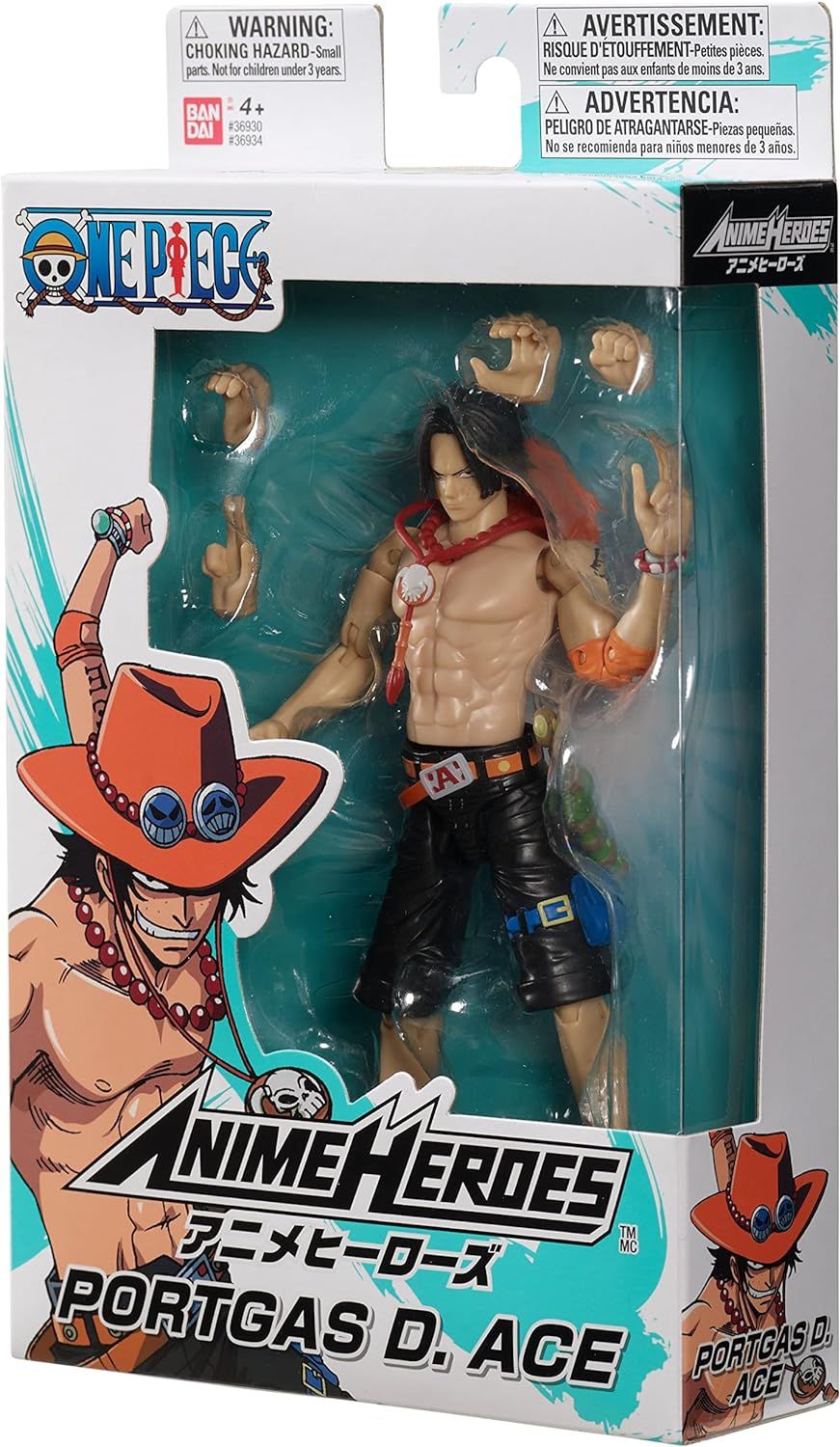 Anime Heroes One Piece Portgas D. Ace Figure,36934 (Portgas D. Ace ...