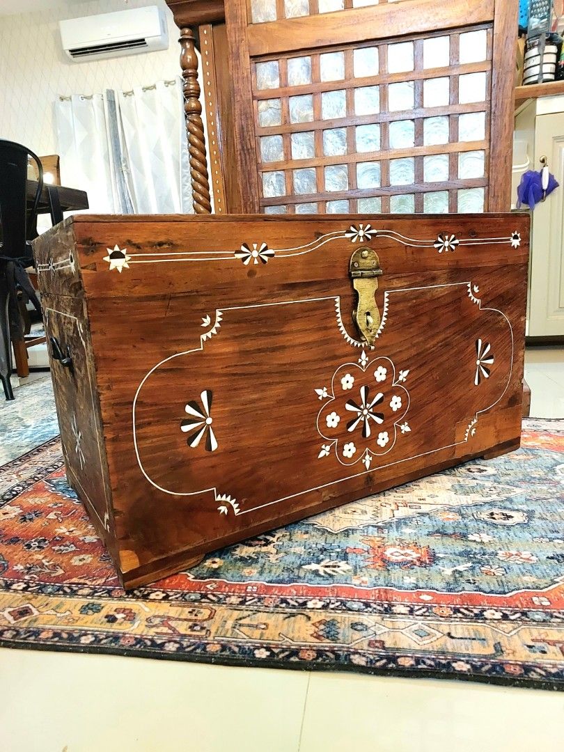Antique Baul narra, Furniture & Home Living, Furniture, Other Home ...