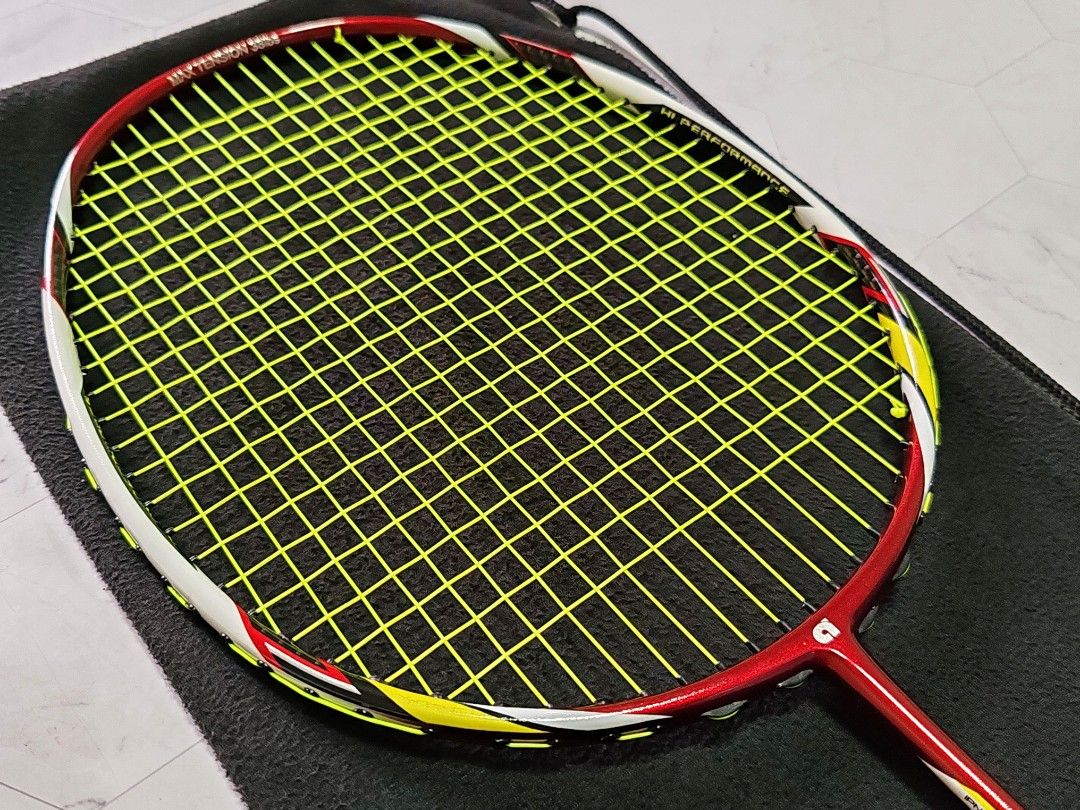 Apacs Vanguard 11 Badminton Racket with Felet Ultrasonic 63 Badminton ...