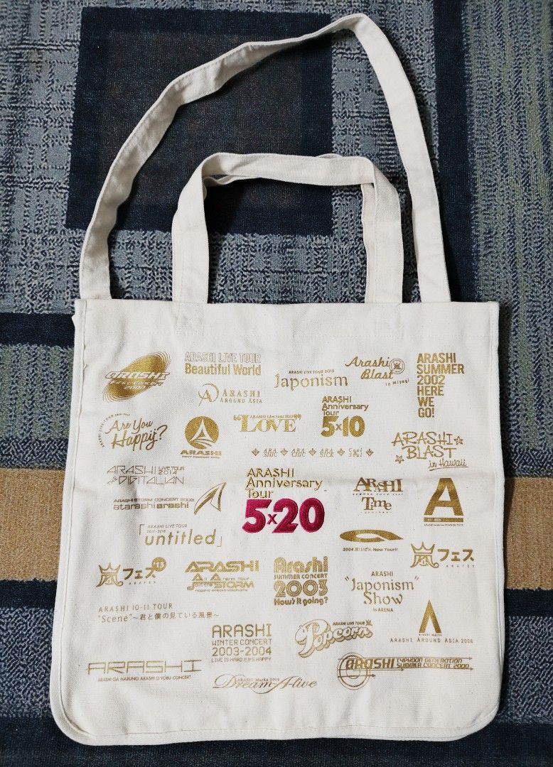 Arashi 5x20 Anniversary Tour Bag, Hobbies & Toys, Collectibles ...