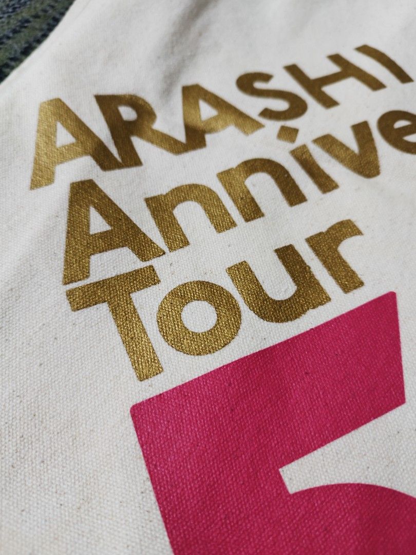 Arashi 5x20 Anniversary Tour Bag, Hobbies & Toys, Collectibles ...